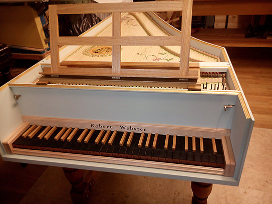 Ruckers Harpsichord Construction Photos